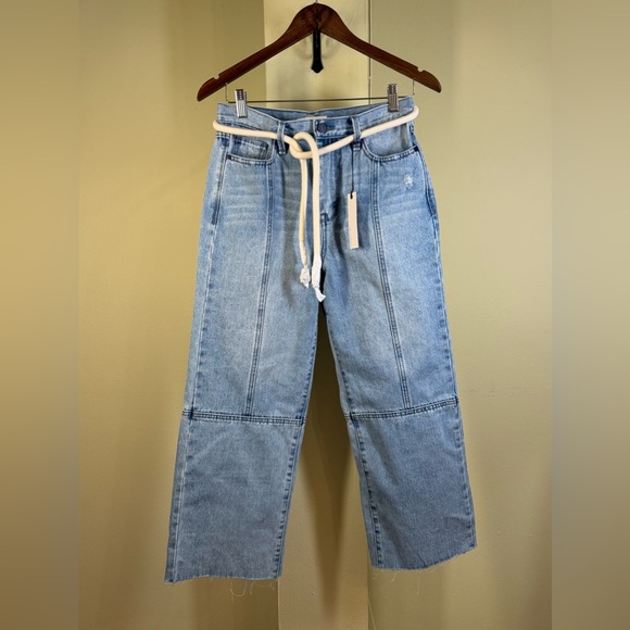 Habitual | Jeans | Nwt Habitual Rhys Crop Wide Leg Belted Pants | Poshmark